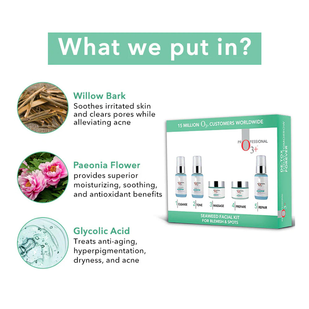 O3+ Seaweed Facial Kit Single Mono Dose – Fabb6